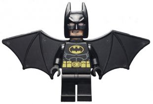 Lego Minifigur sh048 Batman - Black Wings, White Headband - noppenstein ...
